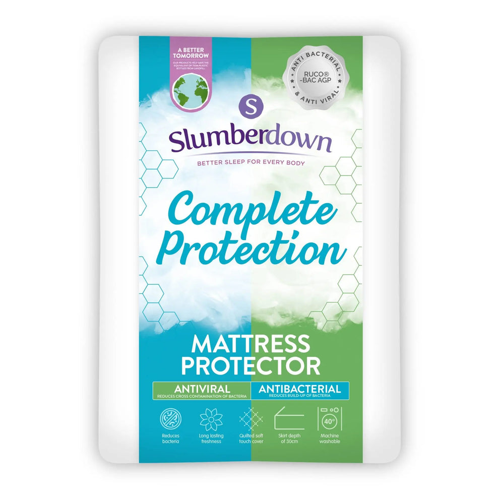 Complete Protection Anti Viral Mattress Protector - Slumberdown